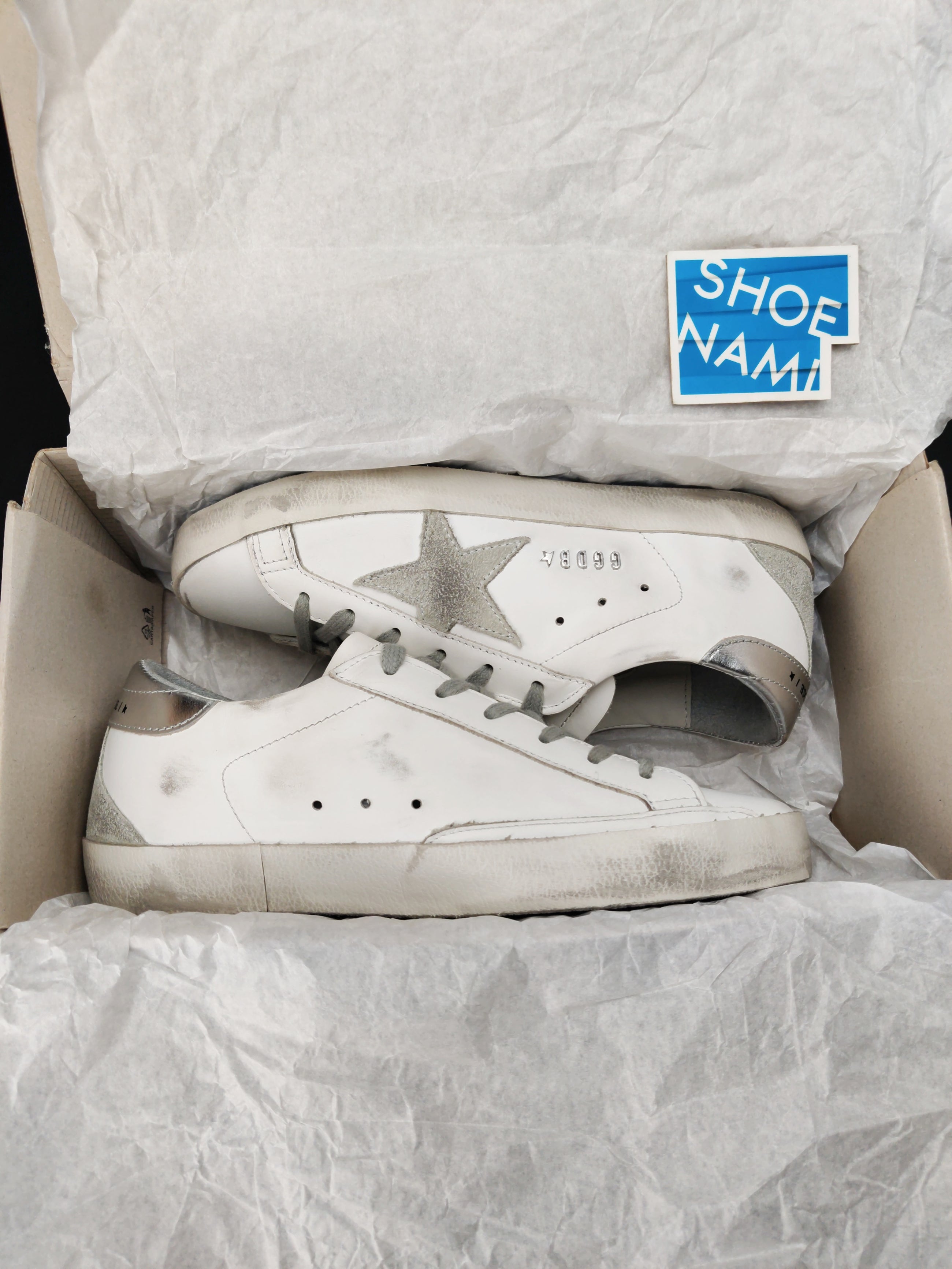 Golden Goose Super-Star 'White Ice Silver' (W)