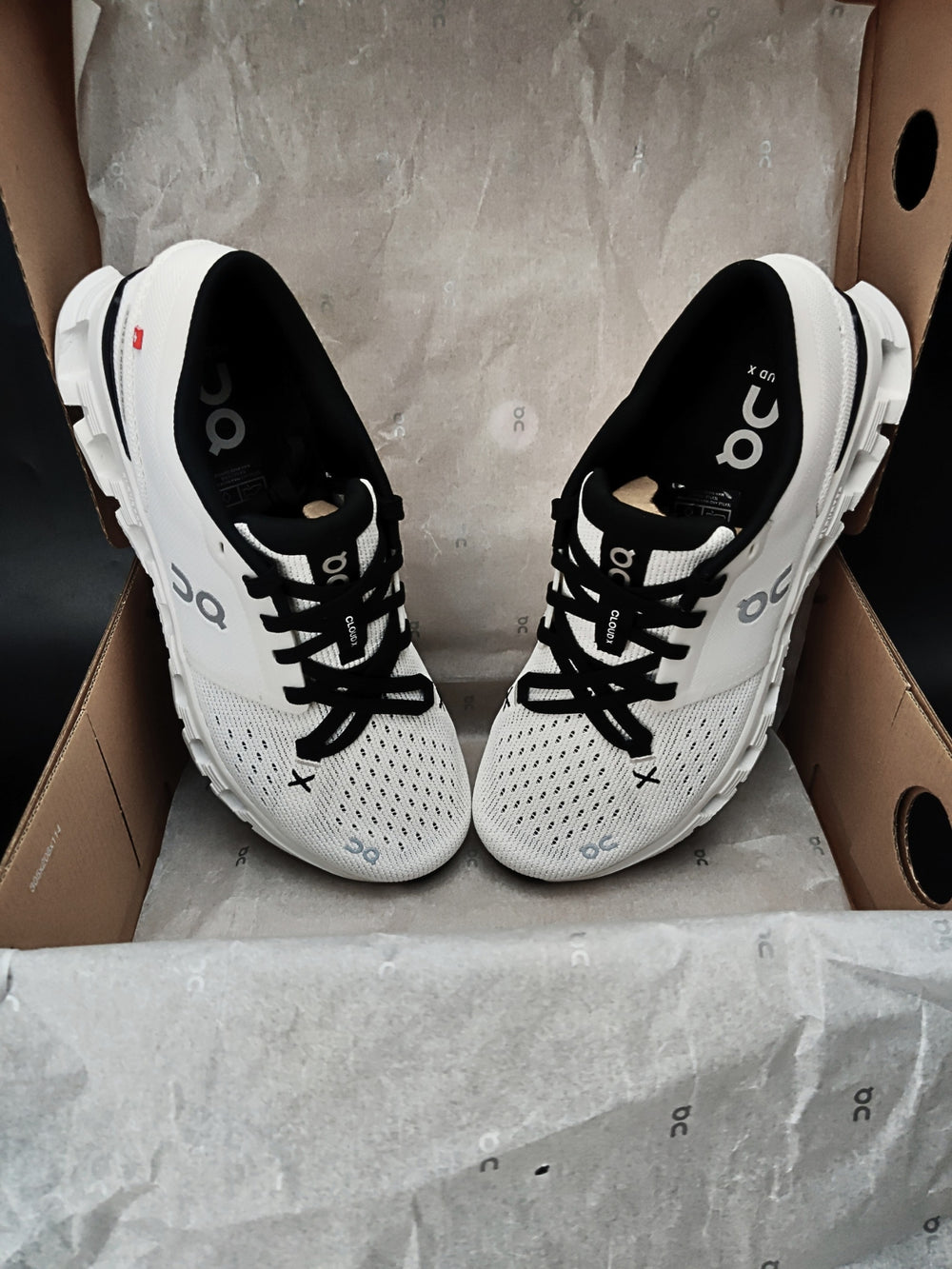 On Cloud X 4 'Ivory Black' (W)
