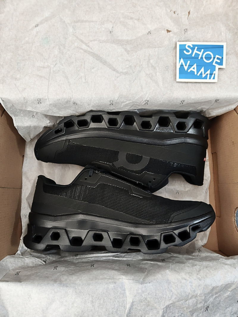 On Cloudmonster Void 'All Black'