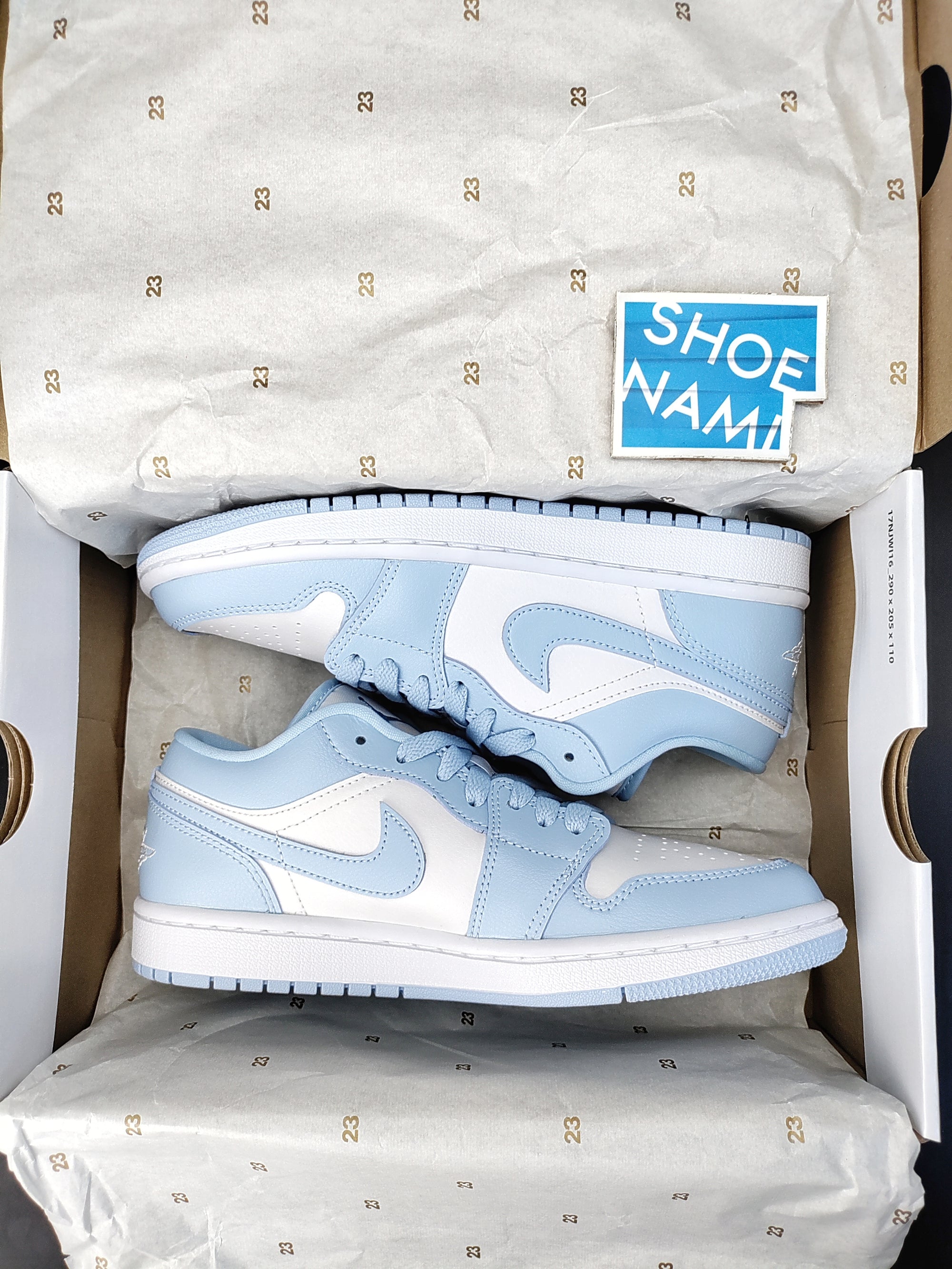 Air Jordan 1 Low 'White/Ice Blue'