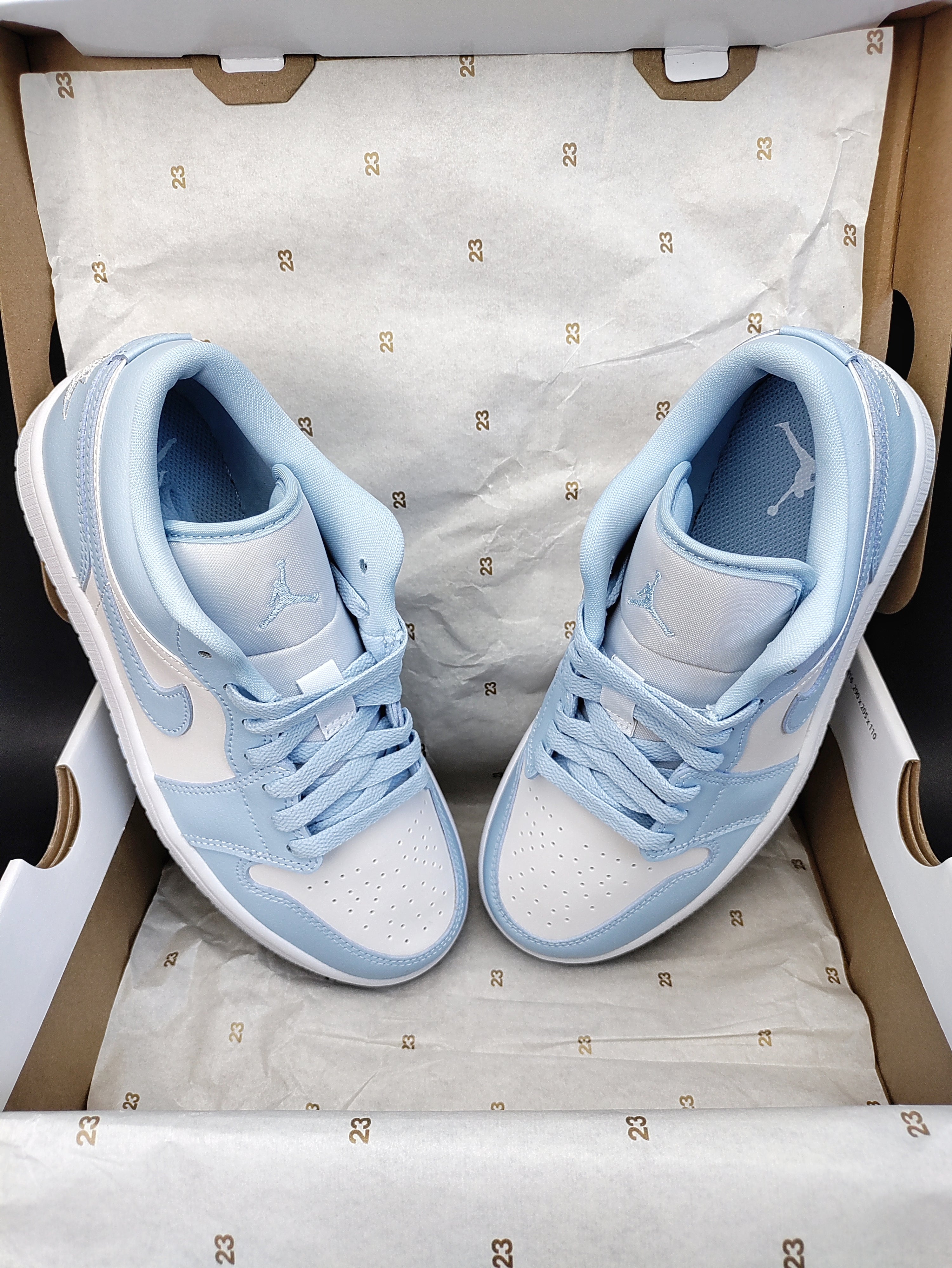 Air Jordan 1 Low 'White/Ice Blue'