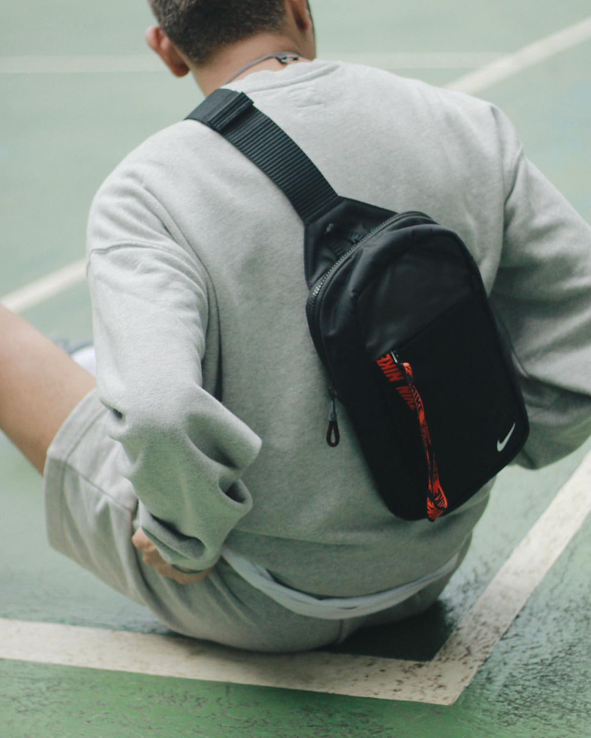 Nike Sportswear Large Hip Pack 'Black/Infrared'